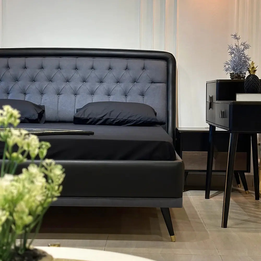 Emir Bed with Side Tables – Poshish